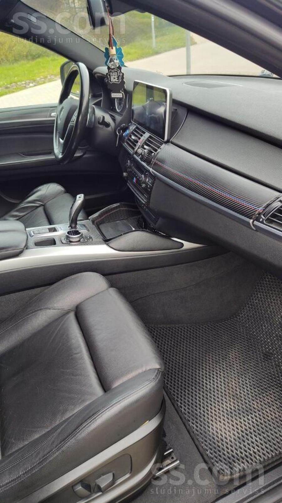Melns BMW X6 2010 Rēzekne, ar dzinēja tilpumu 3.00 L un nobraukumu 338 tūkst. km par 11400 €, foto 10 vietnē AUTOMOTO.COM.LV