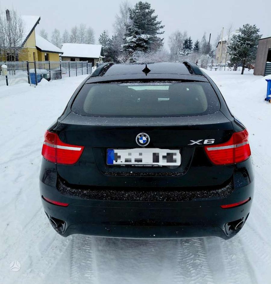 Melns BMW X6 2011 Viļņa, ar dzinēja tilpumu 3.00 L un nobraukumu 320 tūkst. km par 9900 €, foto 6 vietnē AUTOMOTO.COM.LV