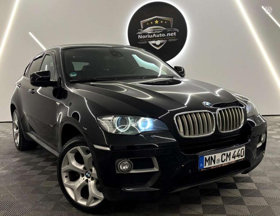 Black BMW X6 2011 in Marijampole, with an engine capacity of 2.99 L and mileage of 300 thousand km for 13450 €, photo 1 on AUTOMOTO.COM.LV