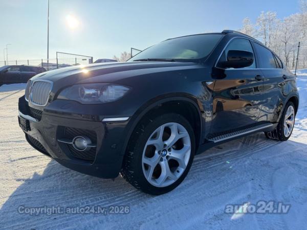 Black BMW X6 2011 in Tartu, with an engine capacity of 3.00 L and mileage of 220 thousand km for 13999 €, photo 7 on AUTOMOTO.COM.LV