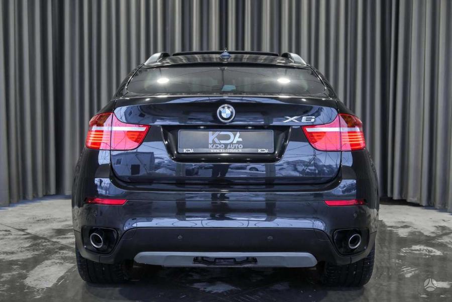 Black BMW X6 2011 in Marijampole, with an engine capacity of 2.99 L and mileage of 177 thousand km for 13950 €, photo 10 on AUTOMOTO.COM.LV
