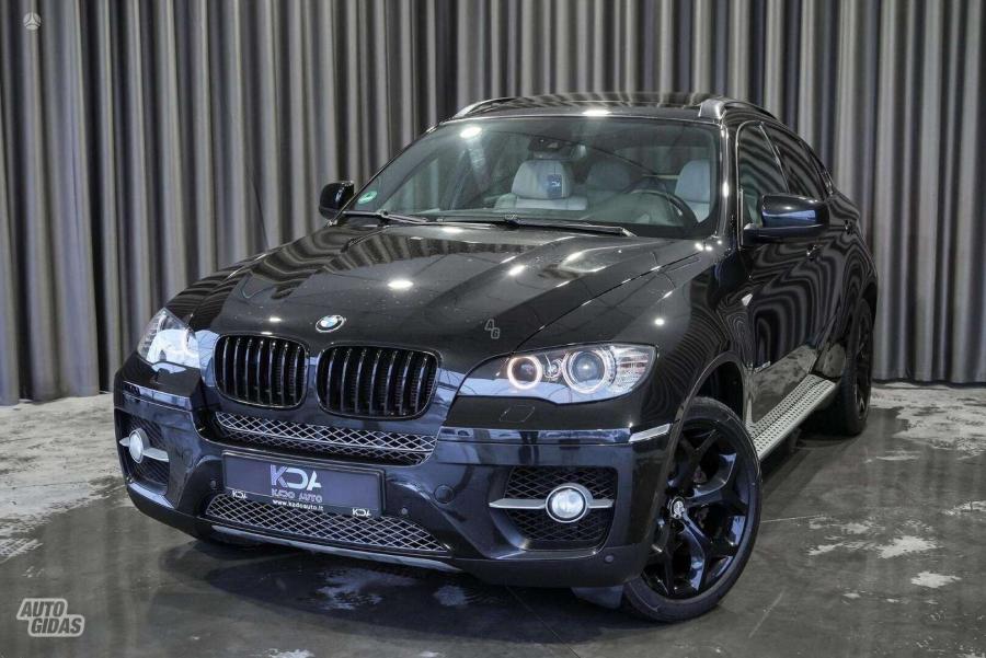 Black BMW X6 2011 in Marijampole, with an engine capacity of 3.00 L and mileage of 177 thousand km for 13950 €, photo 4 on AUTOMOTO.COM.LV