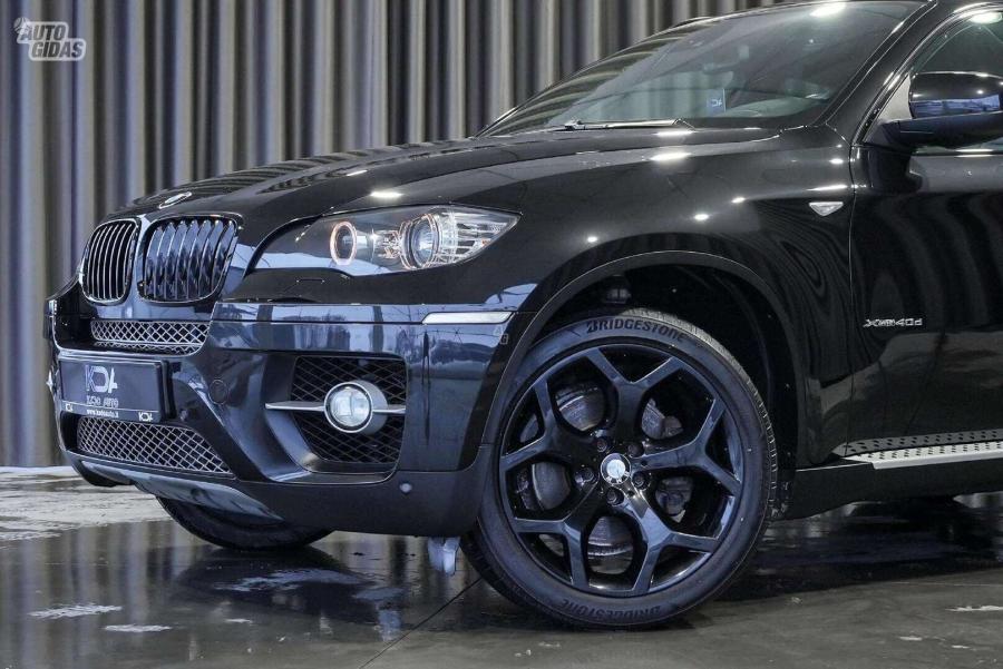 Black BMW X6 2011 in Marijampole, with an engine capacity of 3.00 L and mileage of 177 thousand km for 13950 €, photo 6 on AUTOMOTO.COM.LV