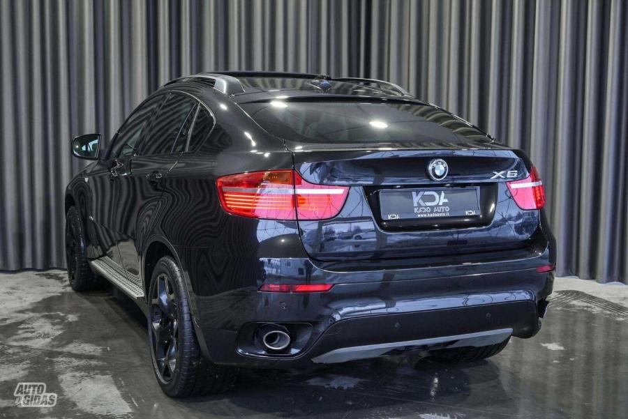 Black BMW X6 2011 in Marijampole, with an engine capacity of 3.00 L and mileage of 177 thousand km for 13950 €, photo 9 on AUTOMOTO.COM.LV