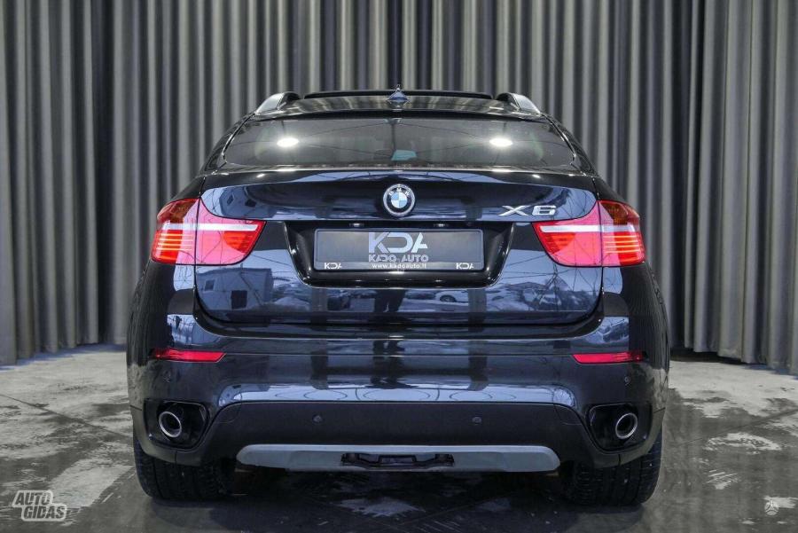 Black BMW X6 2011 in Marijampole, with an engine capacity of 3.00 L and mileage of 177 thousand km for 13950 €, photo 10 on AUTOMOTO.COM.LV