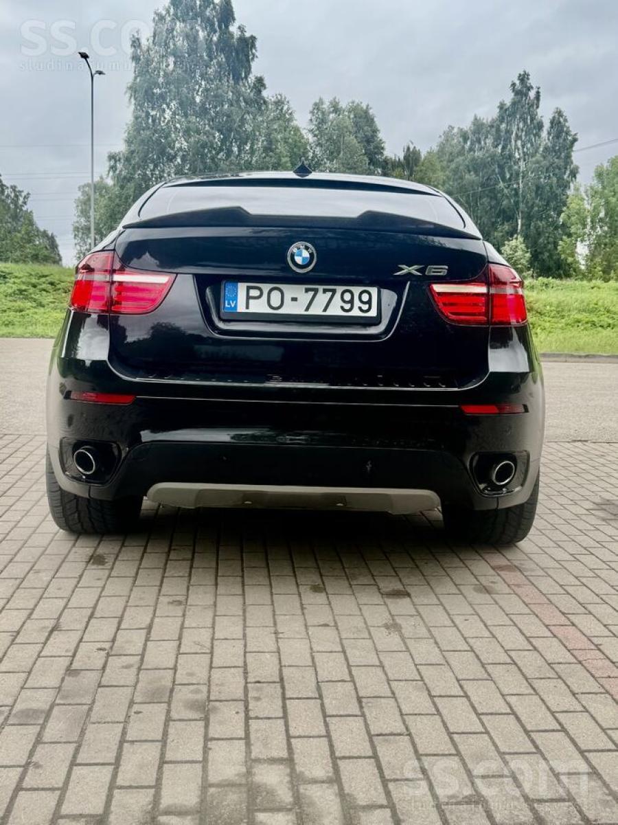 Melns BMW X6 2011 Rīga, ar dzinēja tilpumu 3.00 L un nobraukumu 0 tūkst. km par 13499 €, foto 6 vietnē AUTOMOTO.COM.LV