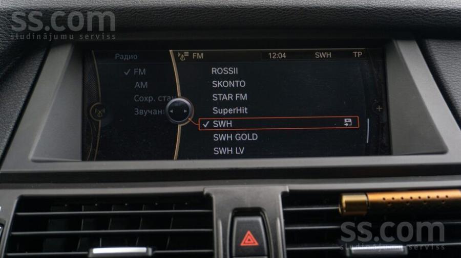 Black BMW X6 2011 in Riga, with an engine capacity of 3.00 L and mileage of 230 thousand km for 12190 €, photo 18 on AUTOMOTO.COM.LV
