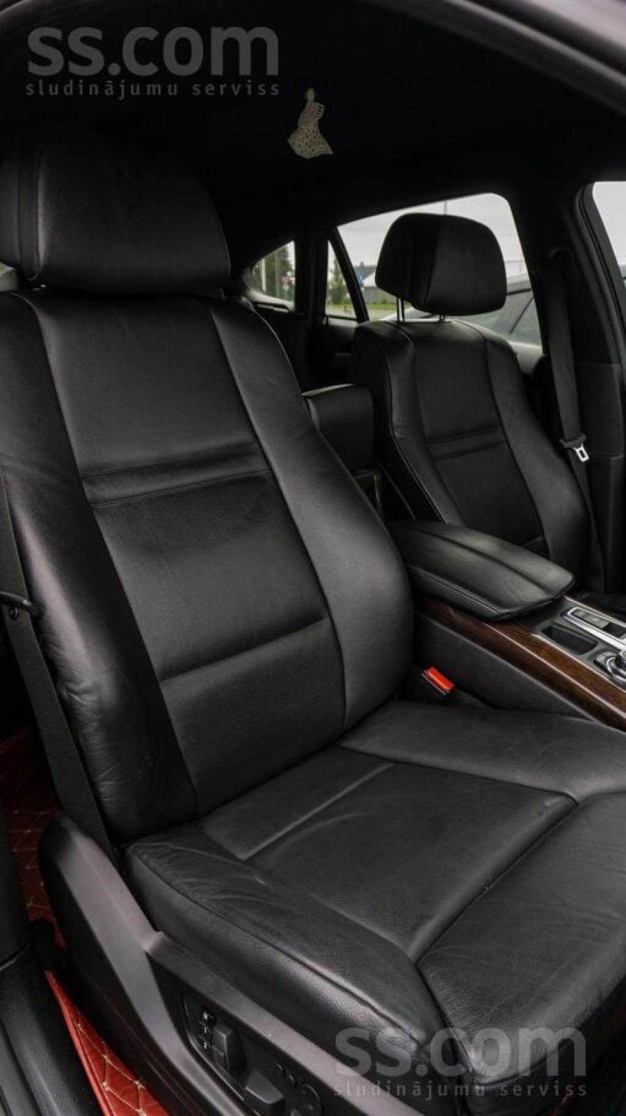 Black BMW X6 2011 in Riga, with an engine capacity of 3.00 L and mileage of 230 thousand km for 12190 €, photo 29 on AUTOMOTO.COM.LV