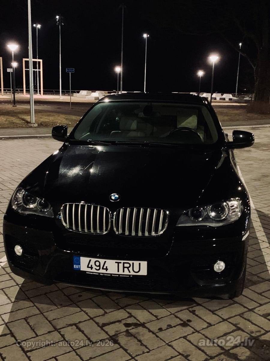 Black BMW X6 2011 in Tallinn, with an engine capacity of 3.00 L and mileage of 159 thousand km for 18000 €, photo 3 on AUTOMOTO.COM.LV