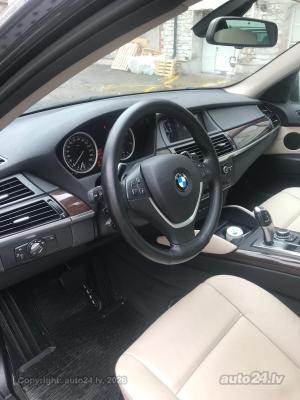 Black BMW X6 2011 in Tallinn, with an engine capacity of 3.00 L and mileage of 159 thousand km for 18000 €, photo 8 on AUTOMOTO.COM.LV