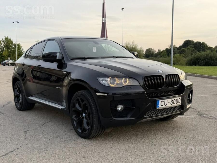 Melns BMW X6 2011 Rīga, ar dzinēja tilpumu 3.00 L un nobraukumu 289 tūkst. km par 12600 €, foto 1 vietnē AUTOMOTO.COM.LV