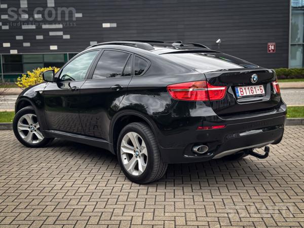 Black BMW X6 2012 in Jelgava, with an engine capacity of 3.00 L and mileage of 0 thousand km for 10000 €, photo 5 on AUTOMOTO.COM.LV