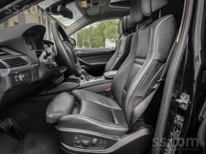 Black BMW X6 2012 in Jelgava, with an engine capacity of 3.00 L and mileage of 0 thousand km for 10000 €, photo 13 on AUTOMOTO.COM.LV