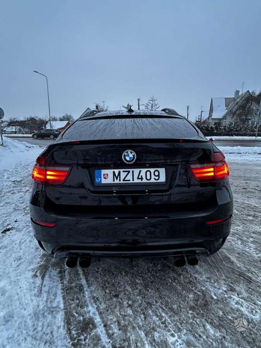 Black BMW X6 2012 in Marijampole, with an engine capacity of 2.99 L and mileage of 233 thousand km for 14800 €, photo 5 on AUTOMOTO.COM.LV