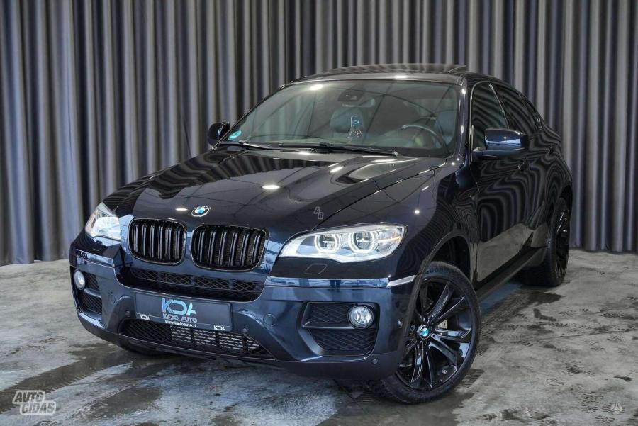 Black BMW X6 2012 in Marijampole, with an engine capacity of 3.00 L and mileage of 252 thousand km for 15250 €, photo 4 on AUTOMOTO.COM.LV