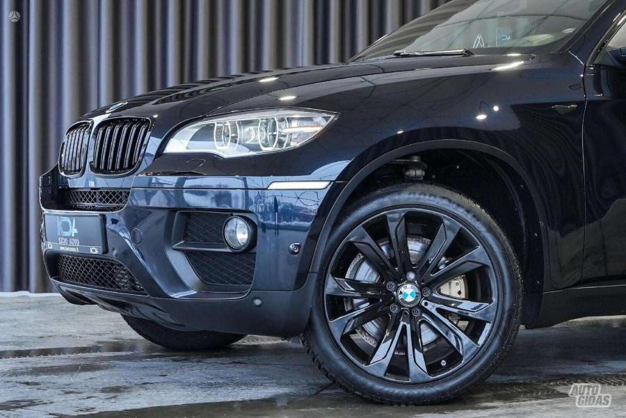 Black BMW X6 2012 in Marijampole, with an engine capacity of 3.00 L and mileage of 252 thousand km for 15250 €, photo 6 on AUTOMOTO.COM.LV