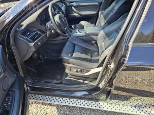 Black BMW X6 2012 in Jelgava, with an engine capacity of 3.00 L and mileage of 257 thousand km for 12800 €, photo 17 on AUTOMOTO.COM.LV