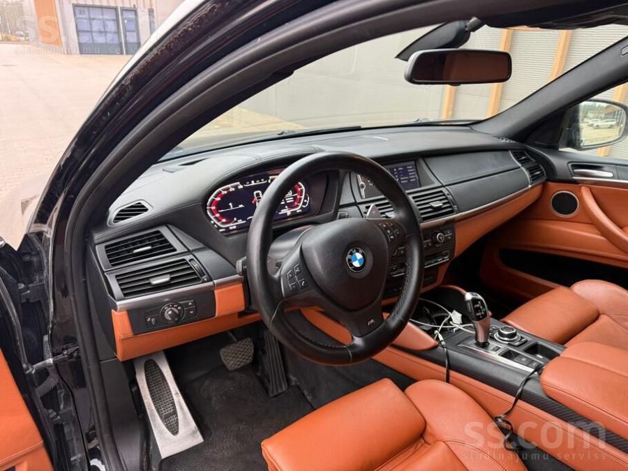 Melns BMW X6 2012 Rīga, ar dzinēja tilpumu 4.40 L un nobraukumu 215 tūkst. km par 20000 €, foto 21 vietnē AUTOMOTO.COM.LV