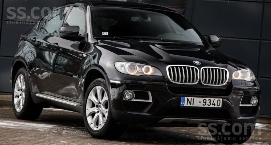 Black BMW X6 2012 in Daugavpils, with an engine capacity of 3.00 L and mileage of 246 thousand km for 15000 €, photo 1 on AUTOMOTO.COM.LV