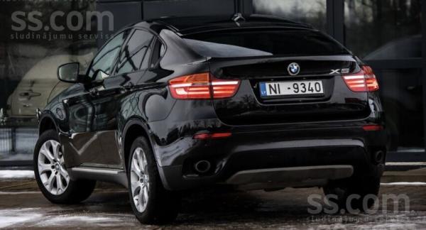 Black BMW X6 2012 in Daugavpils, with an engine capacity of 3.00 L and mileage of 246 thousand km for 15000 €, photo 2 on AUTOMOTO.COM.LV