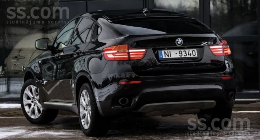 Black BMW X6 2012 in Daugavpils, with an engine capacity of 3.00 L and mileage of 246 thousand km for 15000 €, photo 3 on AUTOMOTO.COM.LV
