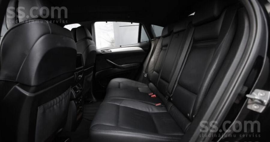 Black BMW X6 2012 in Daugavpils, with an engine capacity of 3.00 L and mileage of 246 thousand km for 15000 €, photo 5 on AUTOMOTO.COM.LV