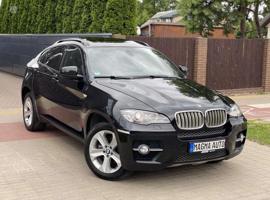 Black BMW X6 2012 in Marijampole, with an engine capacity of 2.99 L and mileage of 223 thousand km for 12850 €, photo 3 on AUTOMOTO.COM.LV