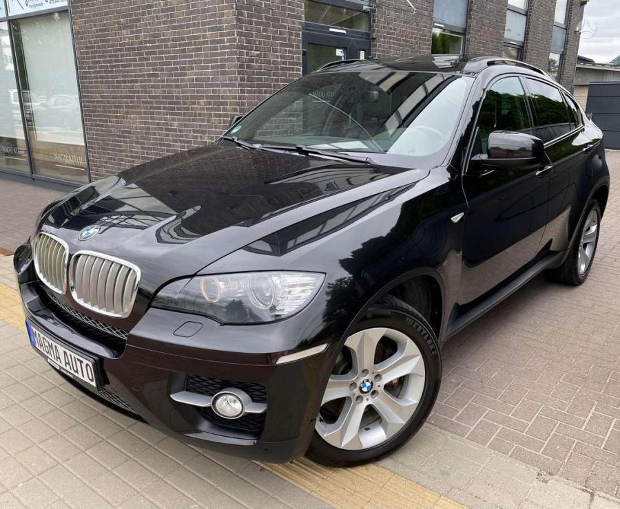 Black BMW X6 2012 in Marijampole, with an engine capacity of 2.99 L and mileage of 223 thousand km for 12850 €, photo 12 on AUTOMOTO.COM.LV