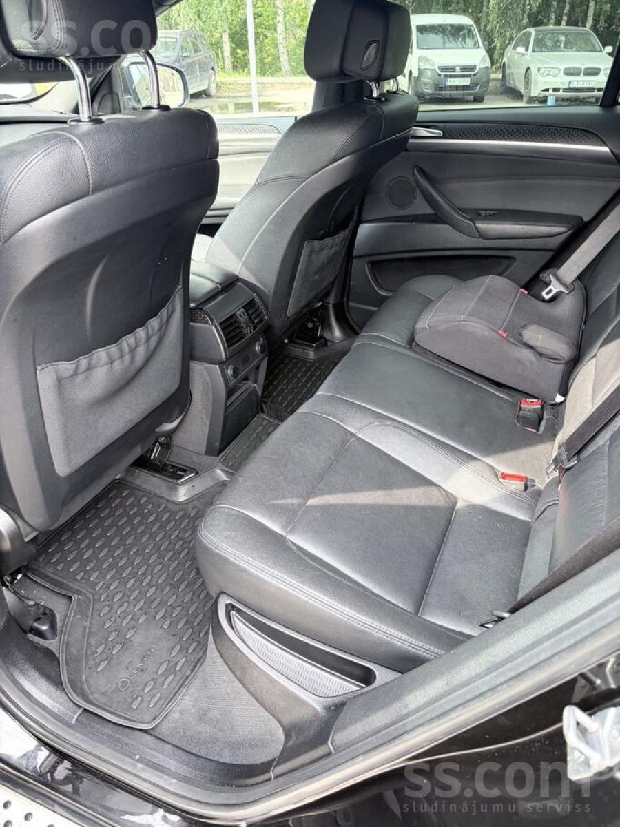Melns BMW X6 2012 Rīga, ar dzinēja tilpumu 3.00 L un nobraukumu 258 tūkst. km par 13400 €, foto 11 vietnē AUTOMOTO.COM.LV