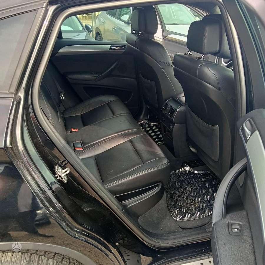 Black BMW X6 2012 in Kaunas, with an engine capacity of 3.00 L and mileage of 236 thousand km for 12700 €, photo 7 on AUTOMOTO.COM.LV