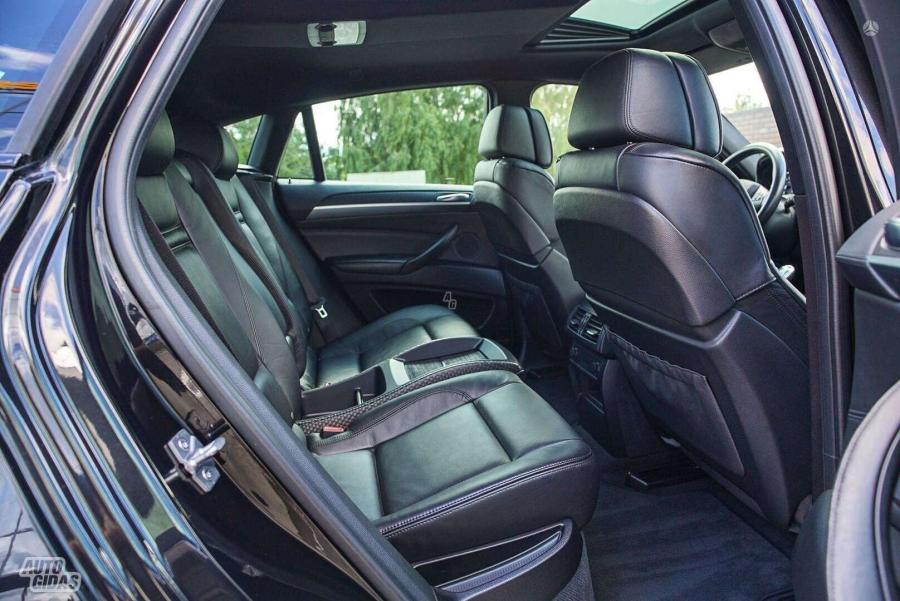 Melns BMW X6 2012 Kauņa, ar dzinēja tilpumu 3.00 L un nobraukumu 231 tūkst. km par 14450 €, foto 23 vietnē AUTOMOTO.COM.LV
