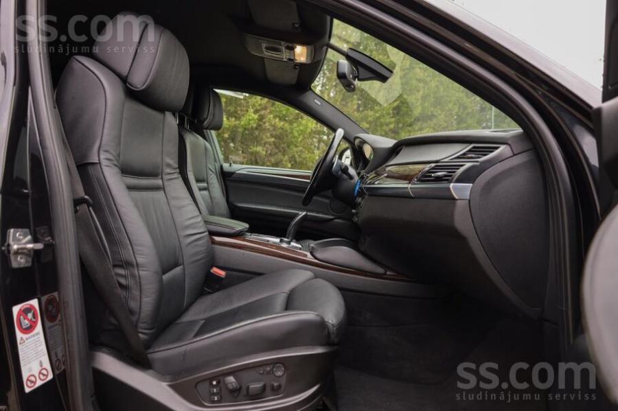 Melns BMW X6 2012 Rīga, ar dzinēja tilpumu 3.00 L un nobraukumu 168 tūkst. km par 13495 €, foto 20 vietnē AUTOMOTO.COM.LV