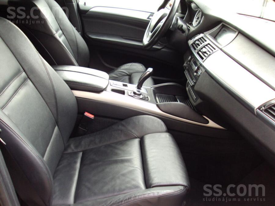 Melns BMW X6 2013 Rīga, ar dzinēja tilpumu 3.00 L un nobraukumu 155 tūkst. km par 15900 €, foto 5 vietnē AUTOMOTO.COM.LV