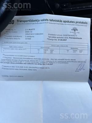 Черный БМВ Х6 2013 в Даугавпилс, объемом двигателя 3.00 л и пробегом 335 тыс. км за 14500 €, фото 8 на AUTOMOTO.COM.LV