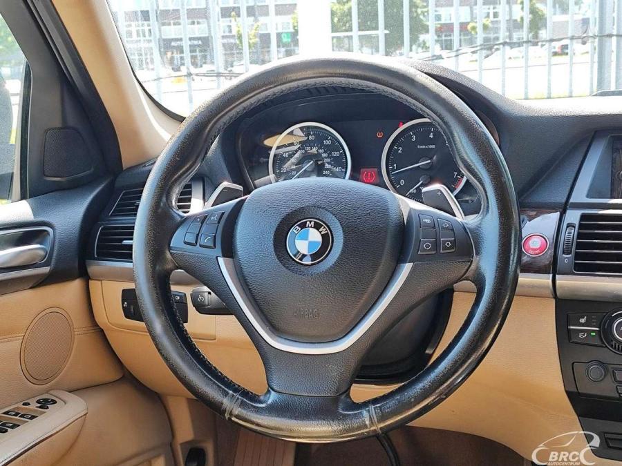 Black BMW X6 2013 in Klaipeda, with an engine capacity of 3.00 L and mileage of 212 thousand km for 11500 €, photo 20 on AUTOMOTO.COM.LV