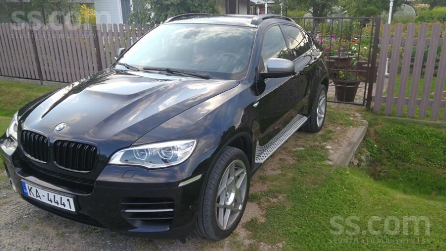 Black BMW X6 2013 in Kuldiga, with an engine capacity of 3.00 L and mileage of 0 thousand km for 15500 €, photo 4 on AUTOMOTO.COM.LV