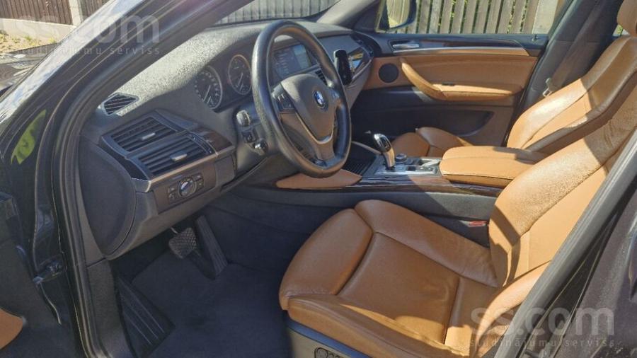 Melns BMW X6 2013 Rīga, ar dzinēja tilpumu 3.00 L un nobraukumu 203 tūkst. km par 13700 €, foto 6 vietnē AUTOMOTO.COM.LV