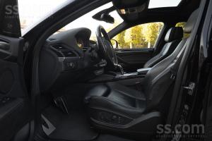 Black BMW X6 2013 in Jelgava, with an engine capacity of 3.00 L and mileage of 228 thousand km for 17600 €, photo 16 on AUTOMOTO.COM.LV