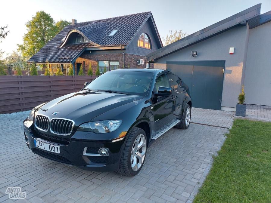 Melns BMW X6 2014 Kauņa, ar dzinēja tilpumu 3.00 L un nobraukumu 200 tūkst. km par 14500 €, foto 1 vietnē AUTOMOTO.COM.LV
