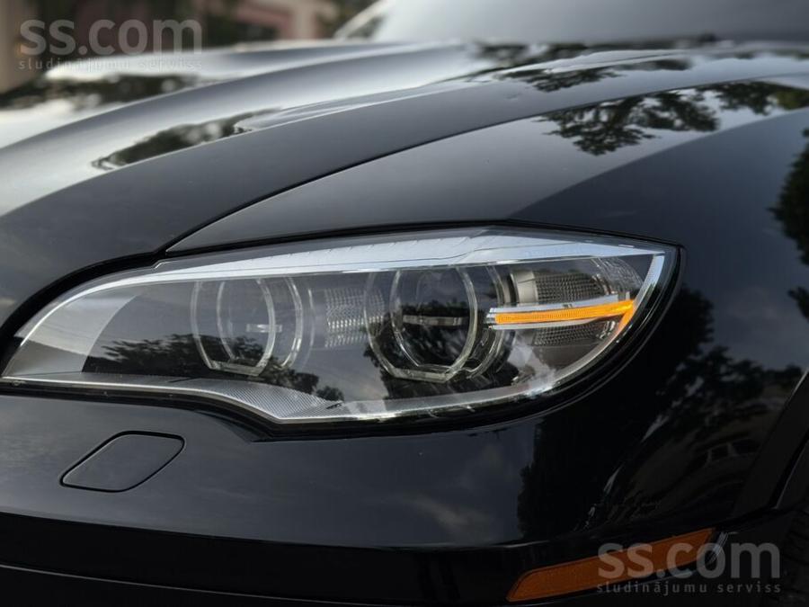 Black BMW X6 2014 in Riga, with an engine capacity of 4.40 L and mileage of 155 thousand km for 10890 €, photo 7 on AUTOMOTO.COM.LV