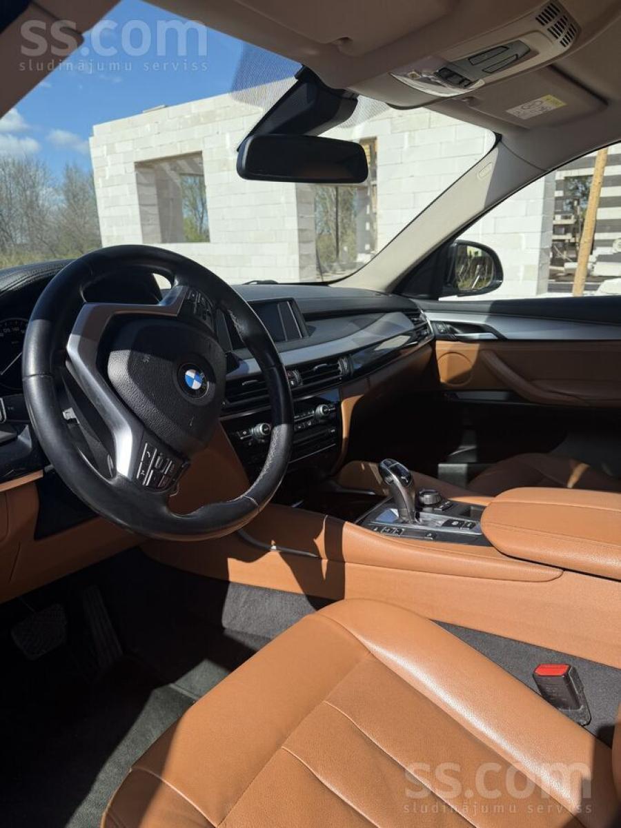 Melns BMW X6 2014 Ogre, ar dzinēja tilpumu 3.00 L un nobraukumu 283 tūkst. km par 18000 €, foto 7 vietnē AUTOMOTO.COM.LV