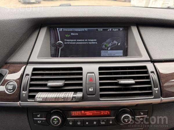 Melns BMW X6 2014 Rīga, ar dzinēja tilpumu 3.00 L un nobraukumu 135 tūkst. km par 19800 €, foto 9 vietnē AUTOMOTO.COM.LV