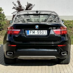 Black BMW X6 2014 in Riga, with an engine capacity of 3.00 L and mileage of 256 thousand km for 17300 €, photo 6 on AUTOMOTO.COM.LV