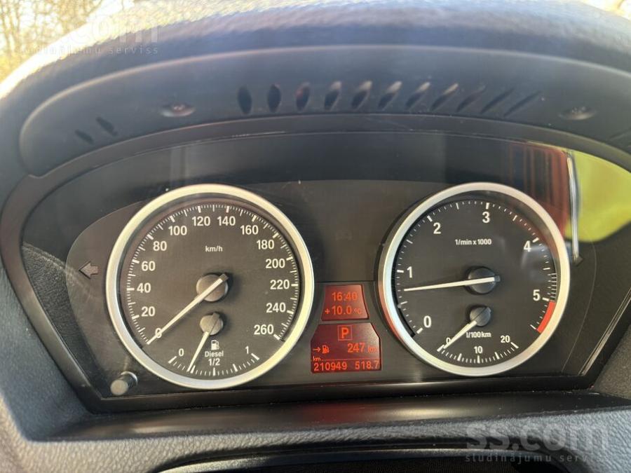 Black BMW X6 2014 in Ogre, with an engine capacity of 3.00 L and mileage of 212 thousand km for 13700 €, photo 14 on AUTOMOTO.COM.LV
