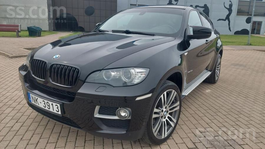 Black BMW X6 2014 in Riga, with an engine capacity of 3.00 L and mileage of 199 thousand km for 16500 €, photo 3 on AUTOMOTO.COM.LV