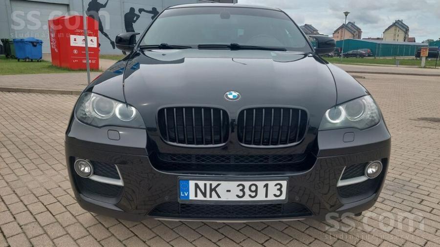 Black BMW X6 2014 in Riga, with an engine capacity of 3.00 L and mileage of 199 thousand km for 16500 €, photo 14 on AUTOMOTO.COM.LV