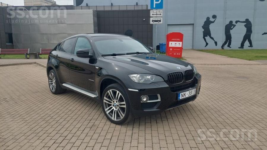 Black BMW X6 2014 in Riga, with an engine capacity of 3.00 L and mileage of 199 thousand km for 16500 €, photo 18 on AUTOMOTO.COM.LV