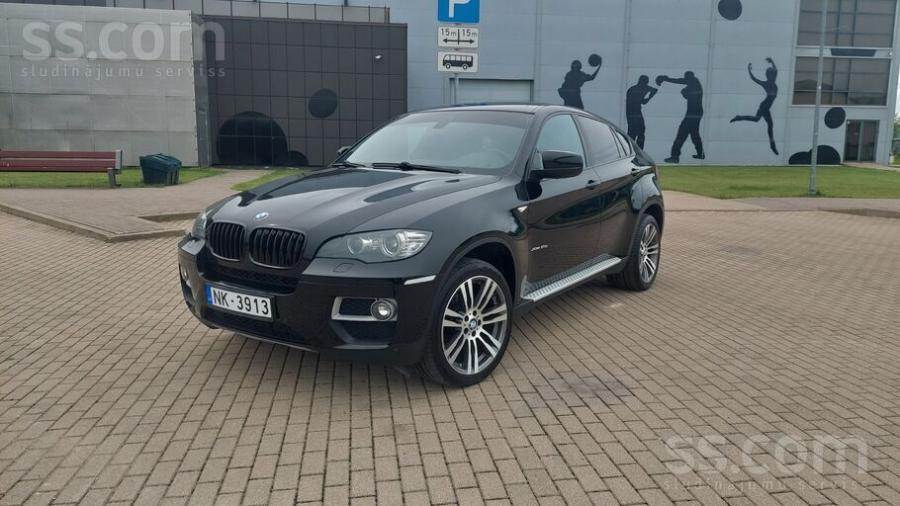 Black BMW X6 2014 in Riga, with an engine capacity of 3.00 L and mileage of 199 thousand km for 16500 €, photo 19 on AUTOMOTO.COM.LV