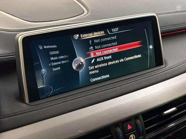 Black BMW X6 2014 in Marijampole, with an engine capacity of 2.99 L and mileage of 259 thousand km for 23750 €, photo 5 on AUTOMOTO.COM.LV