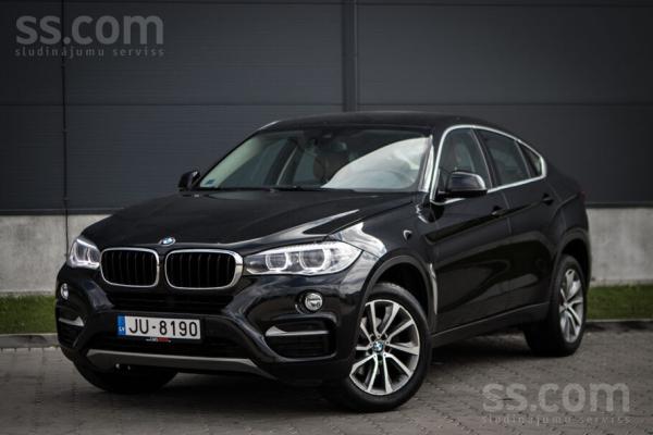 Melns BMW X6 2015 Rīga, ar dzinēja tilpumu 3.00 L un nobraukumu 147 tūkst. km par 25990 €, foto 1 vietnē AUTOMOTO.COM.LV